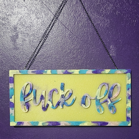 Art | F Off Sign | Poshmark